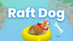 Raft Dog: Guía al Perro en los Rápidos y Evita los Obstáculos • TerraGames